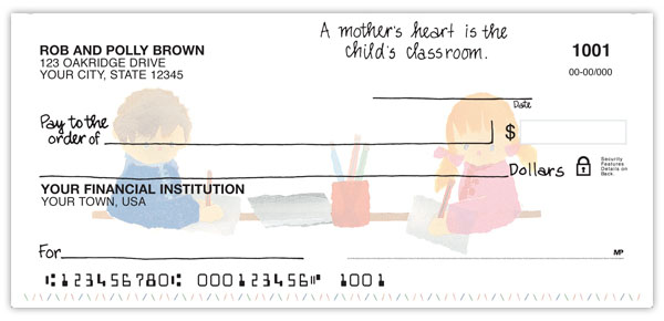 Caring for Kids Personal Checks | Promise Checks
