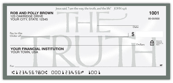 He Is Personal Checks | Promise Checks