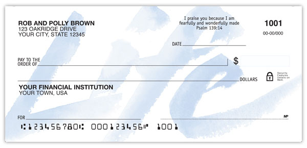 Sanctity of Life Personal Checks | Promise Checks